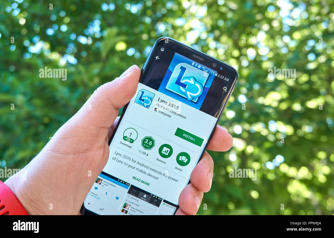 Microsoft lync hi-res stock photography and images - Alamy