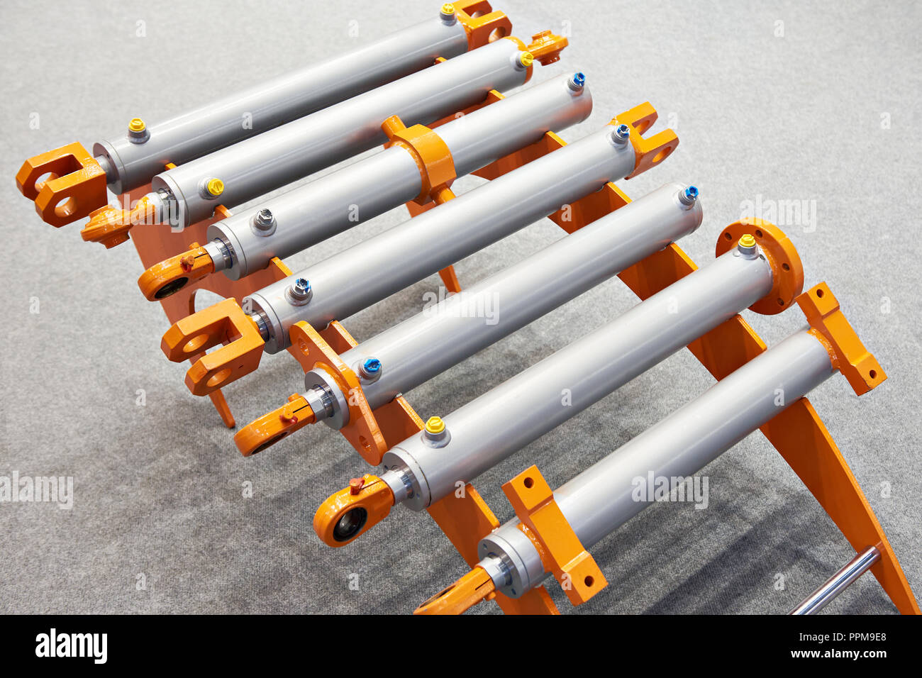 Hydraulic system on excavator hi-res stock photography and images - Alamy