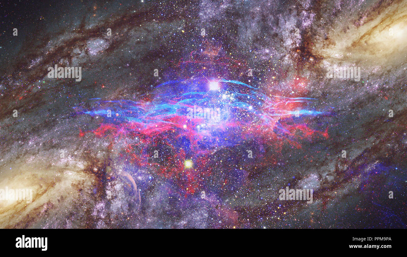 Image of the nebula in deep space. Night sky. Elements of this image ...