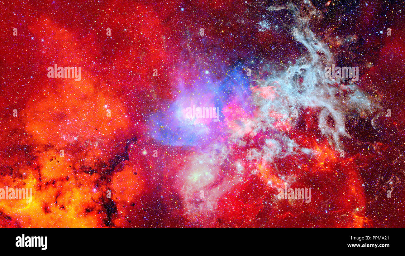 Beautiful nebula and Galaxy. Elements of this Image Furnished by NASA ...