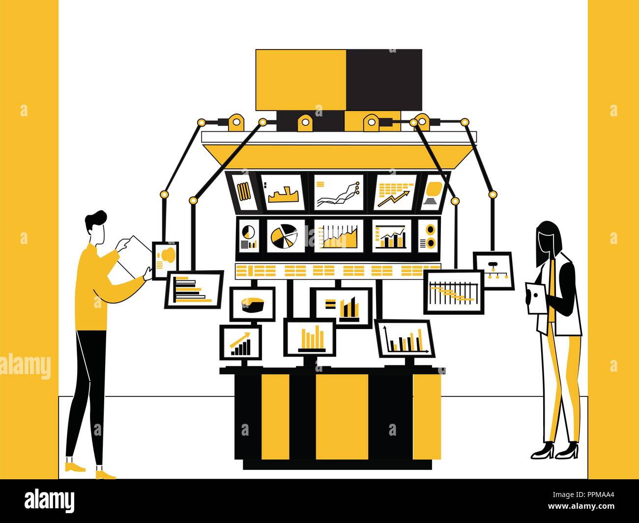 Trader network Stock Vector Images - Alamy