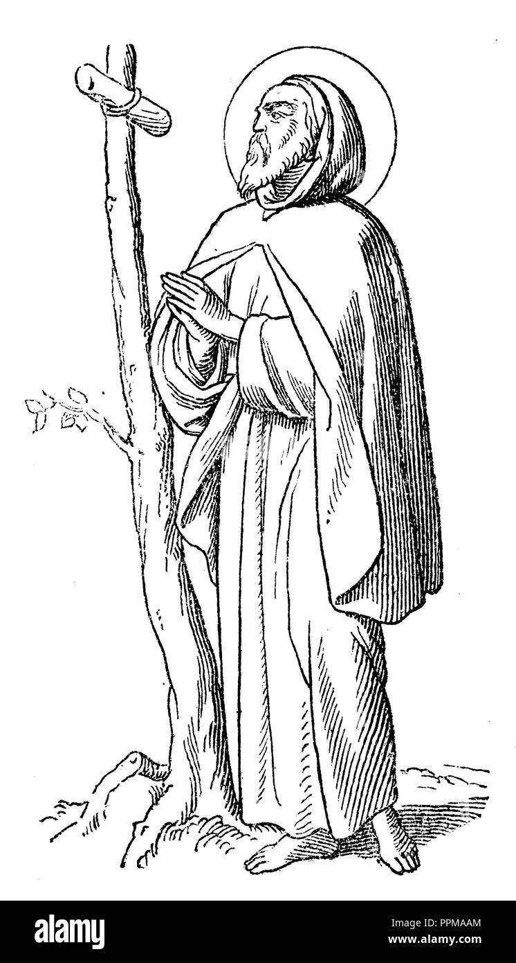 Christian hermit Black and White Stock Photos & Images - Alamy