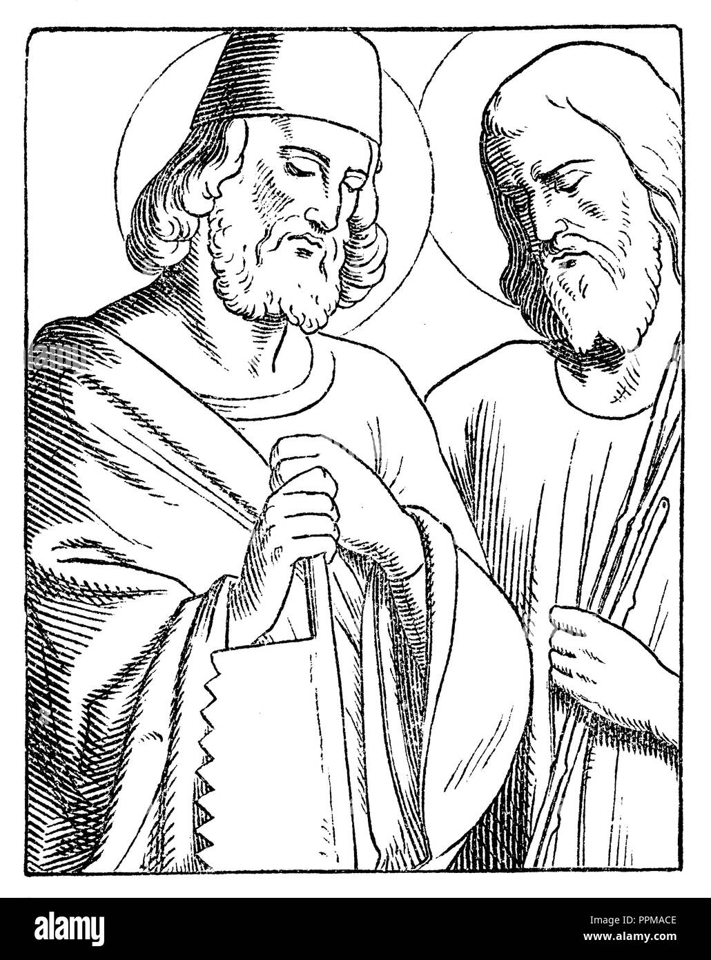 St. Jonas and Barachistus, martyrs Stock Photo - Alamy