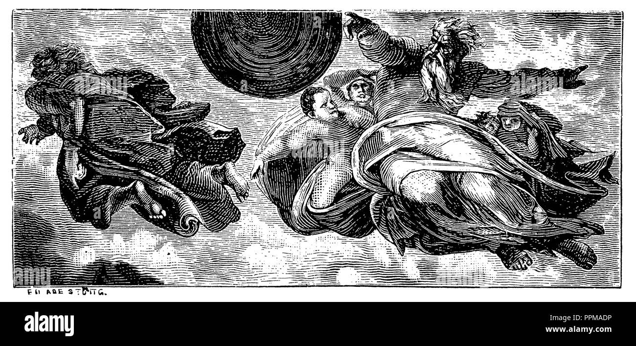 Genesis creation painting hi-res stock photography and images - Alamy