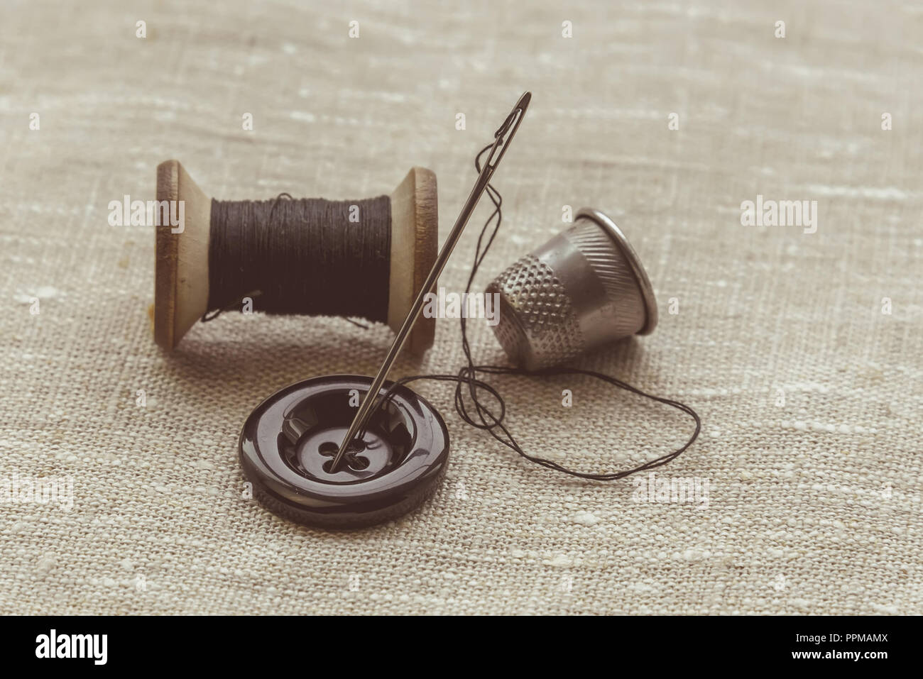 the composition of the seamstress, the tailor, the sewing thread and ...