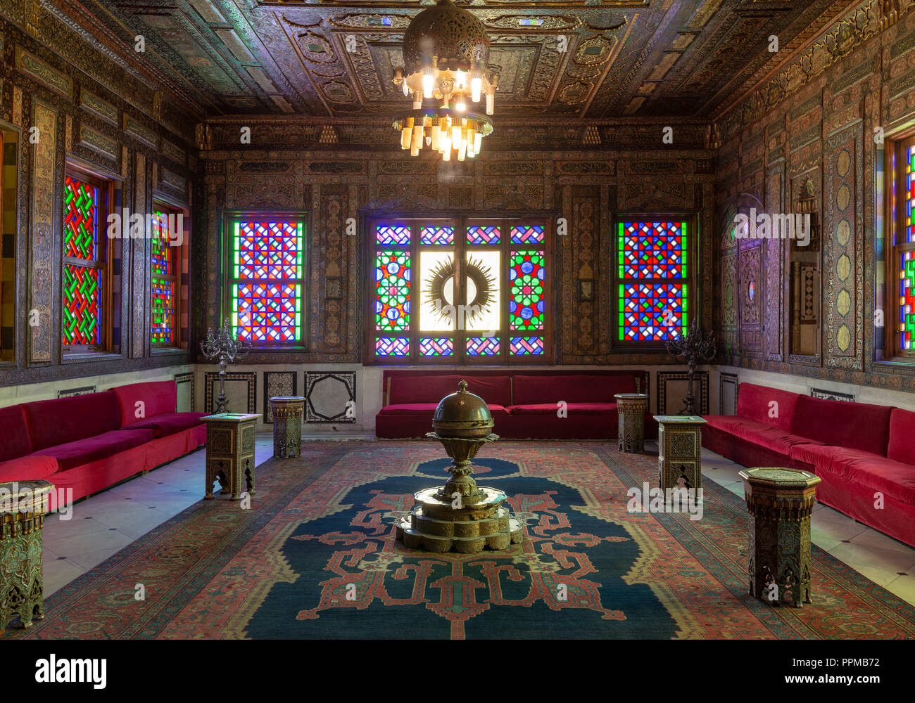 Manial Palace of Prince Mohammed Ali - Open for public. Syrian Hall ...