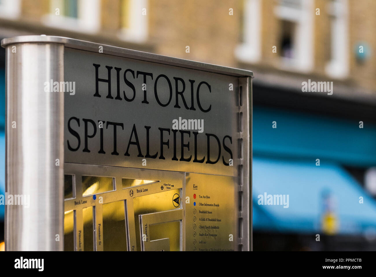 Spitalfields historic area, Borough of Tower Hamlets, London, England ...