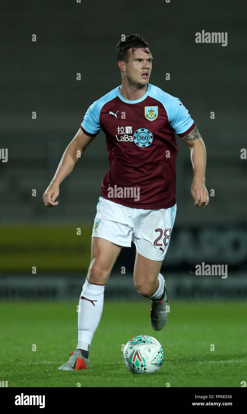 Burnley's Kevin Long Stock Photo - Alamy