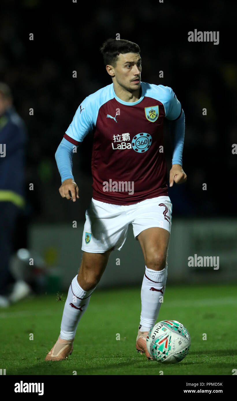 Burnley's Matthew Lowton Stock Photo - Alamy