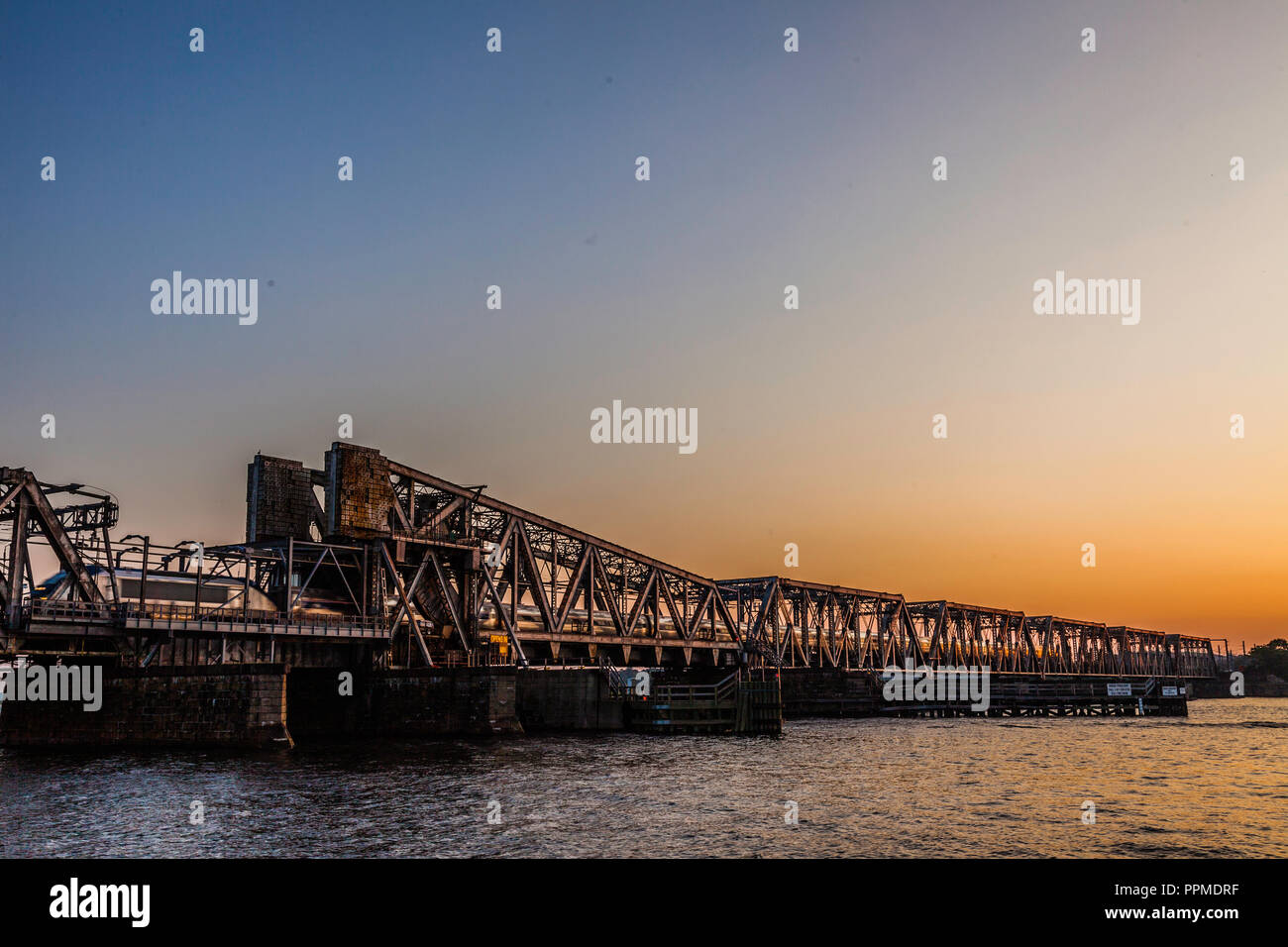 Amtrak Old Saybrook – Old Lyme Bridge Old Lyme, Connecticut, USA Stock ...