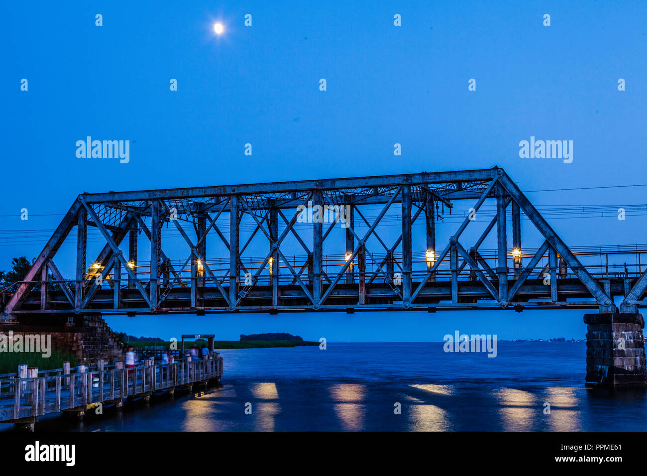 Amtrak Old Saybrook – Old Lyme Bridge Old Lyme, Connecticut, USA Stock ...