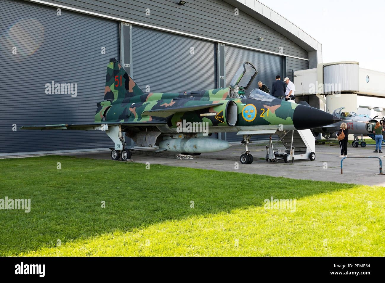 Saab AJ-37 Viggen Stock Photo - Alamy
