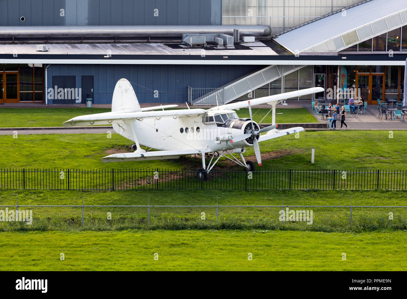 Antonov An-2 Biplane on display at the Aviodrome Aviation Theme Park ...