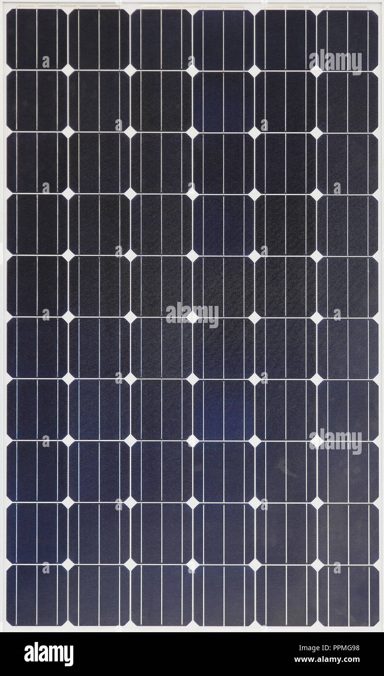 Solar energy photovoltaic panel for free energy Stock Photo - Alamy