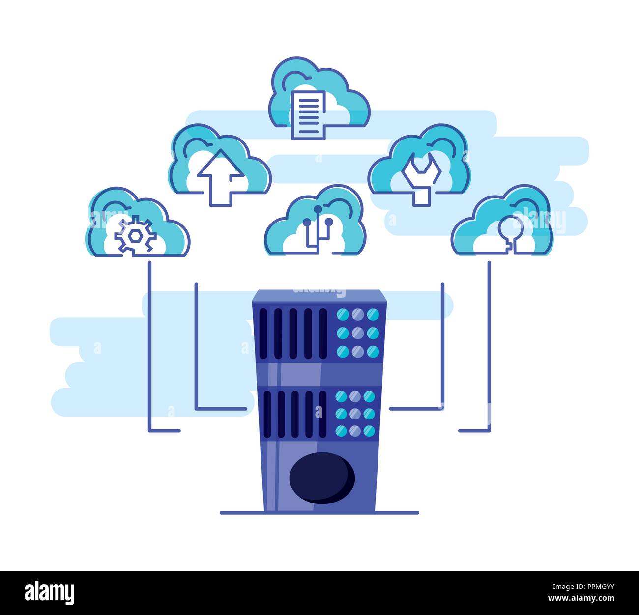 Gear tower Cut Out Stock Images & Pictures - Alamy