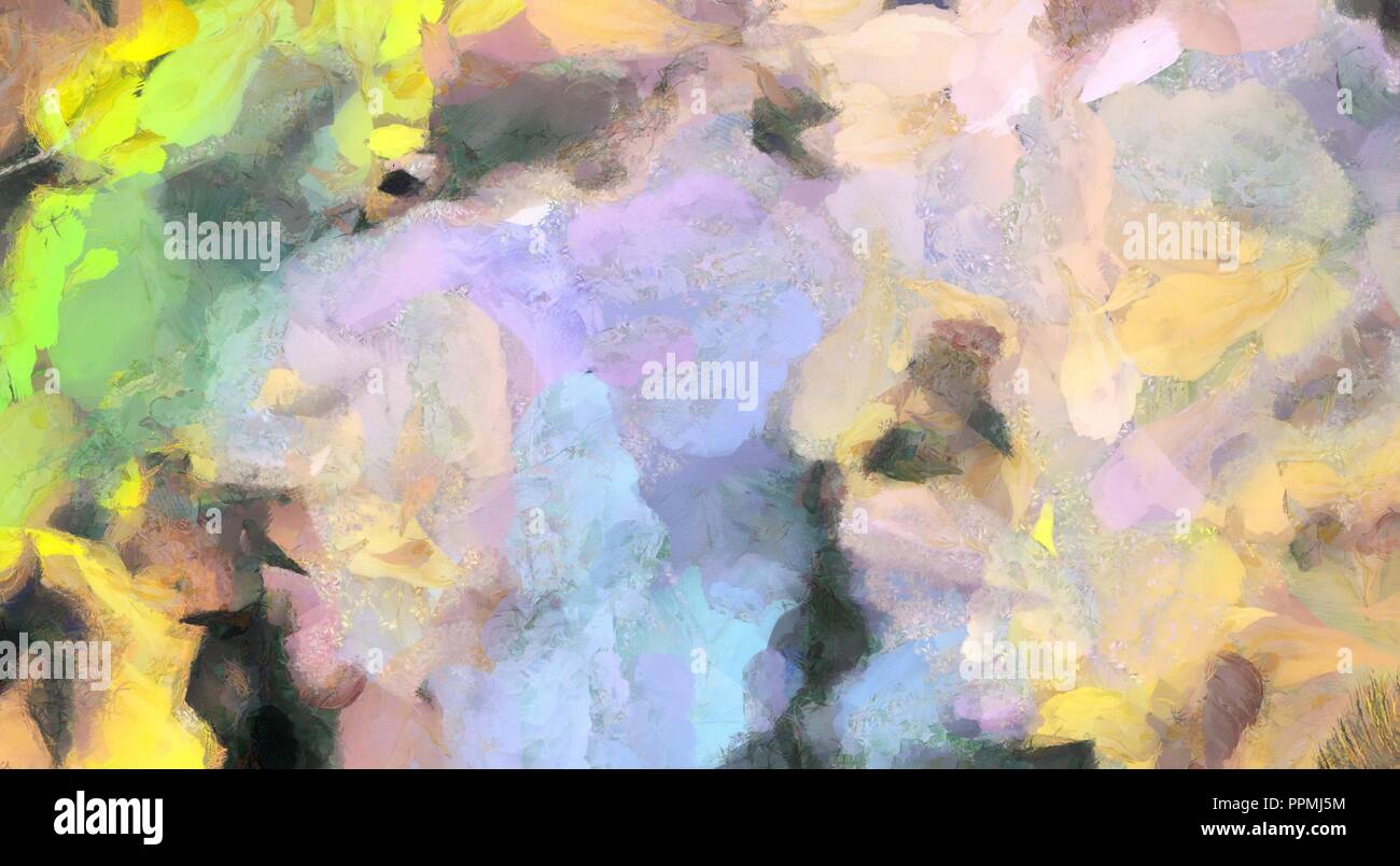 Colorful Abstract Painting. Pastel canvas Stock Photo - Alamy