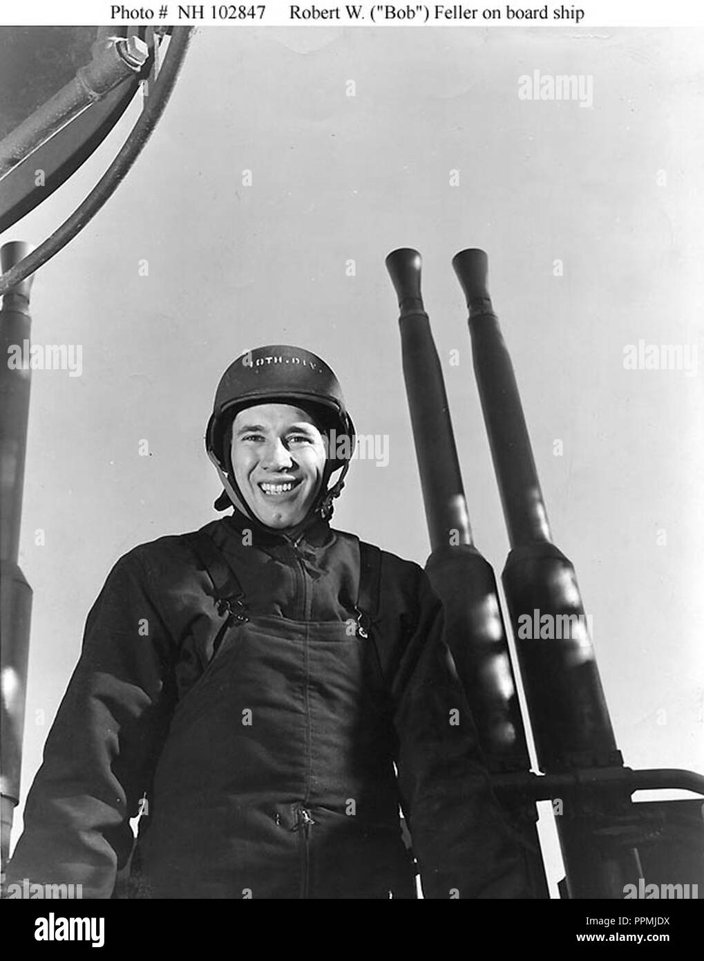 Bob Feller in Navy Stock Photo - Alamy