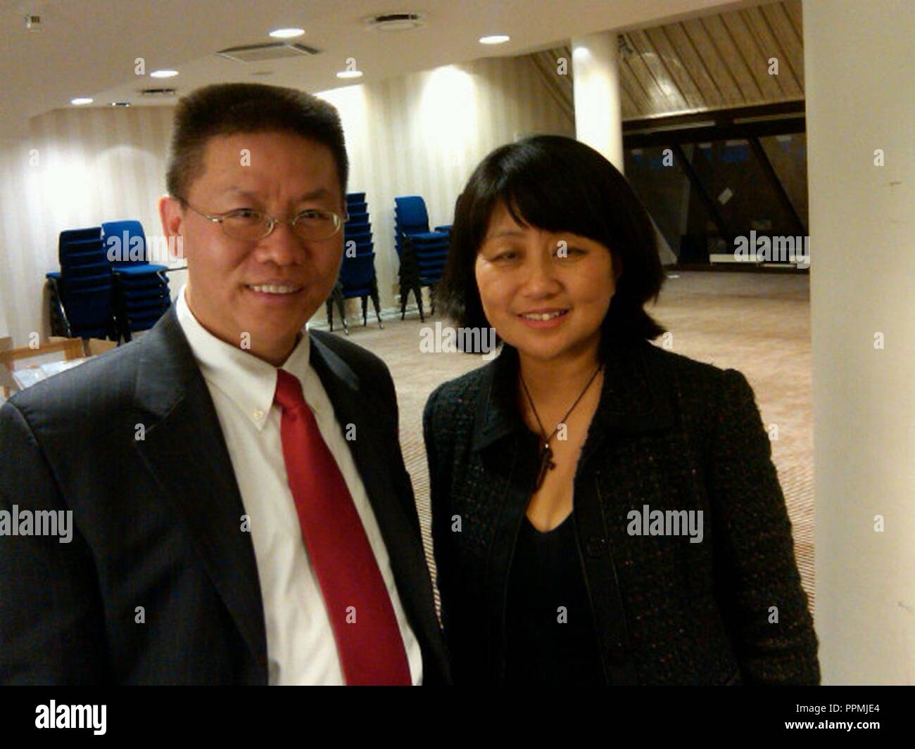 Bob Fu & Chai Ling Stock Photo - Alamy