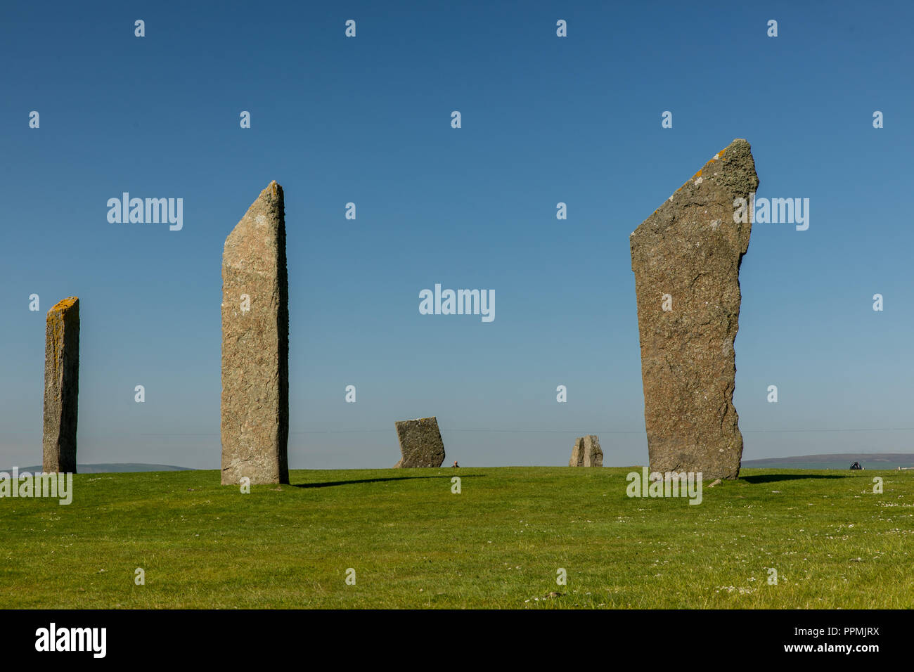 Standing Stones of Stennes Stock Photo - Alamy