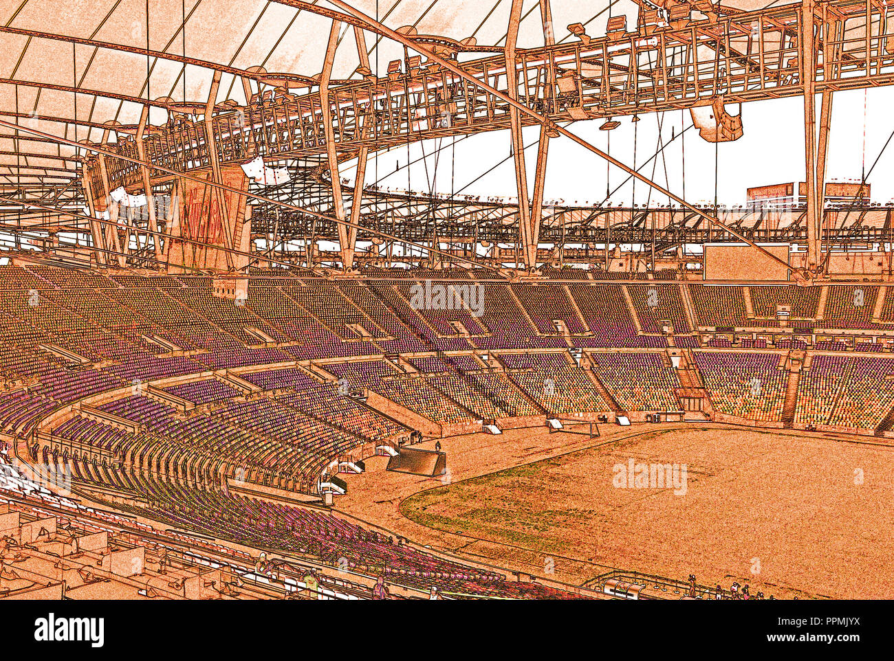 Macarana stadium hi-res stock photography and images - Alamy