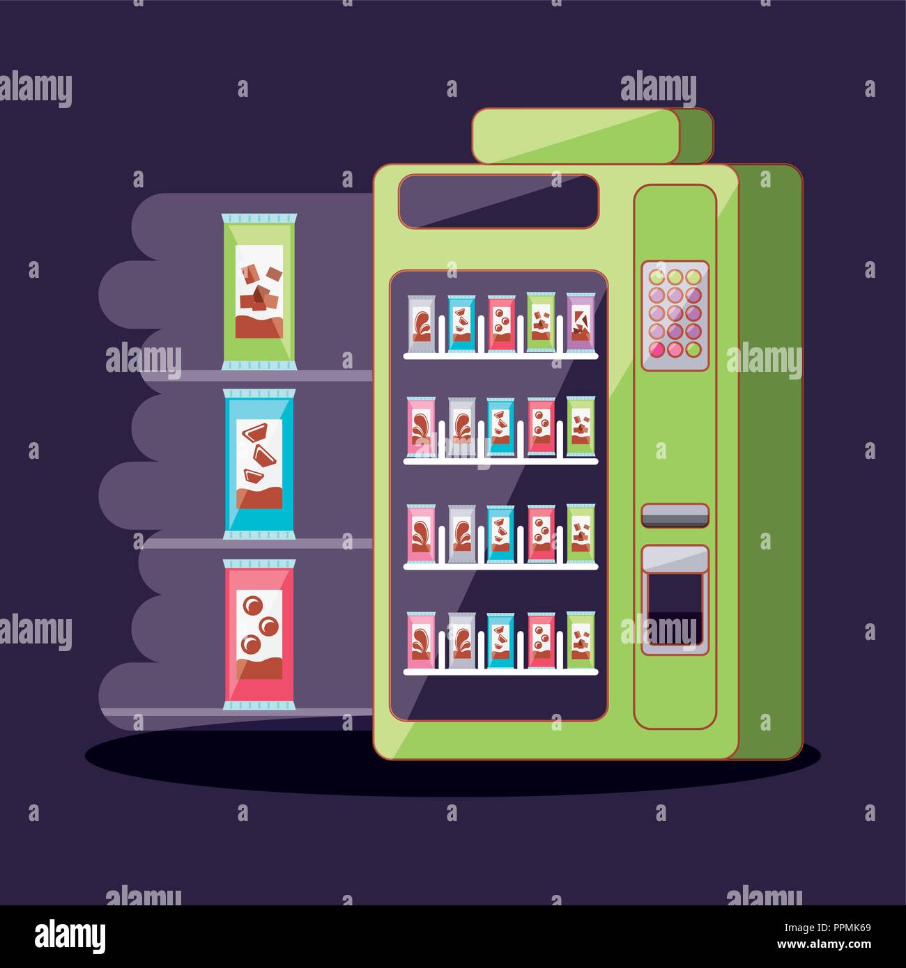 Cocoa dispenser Stock Vector Images - Alamy