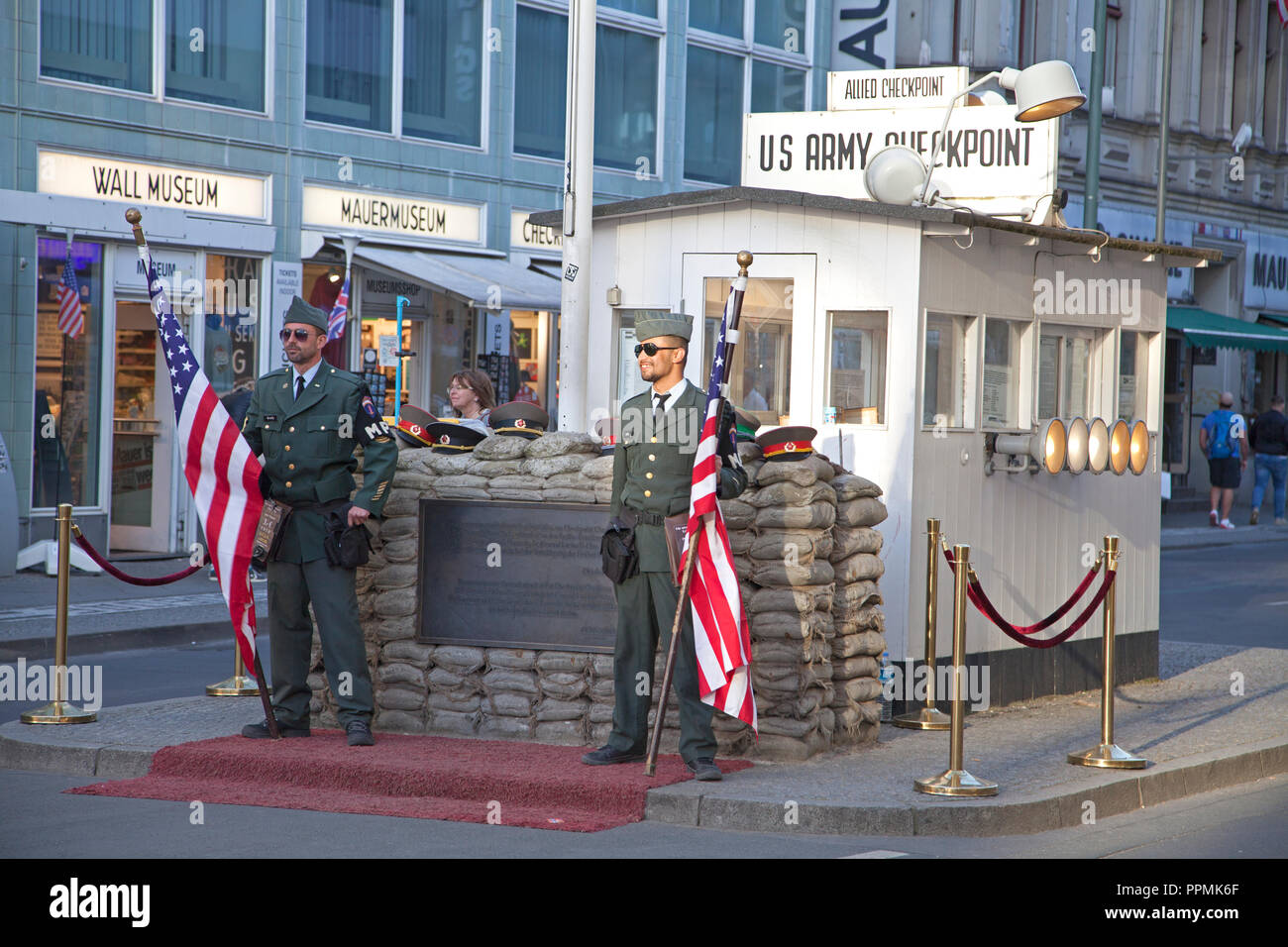 Checkpoint Charlie (2018) on the Berlin Wall Stock Photo - Alamy