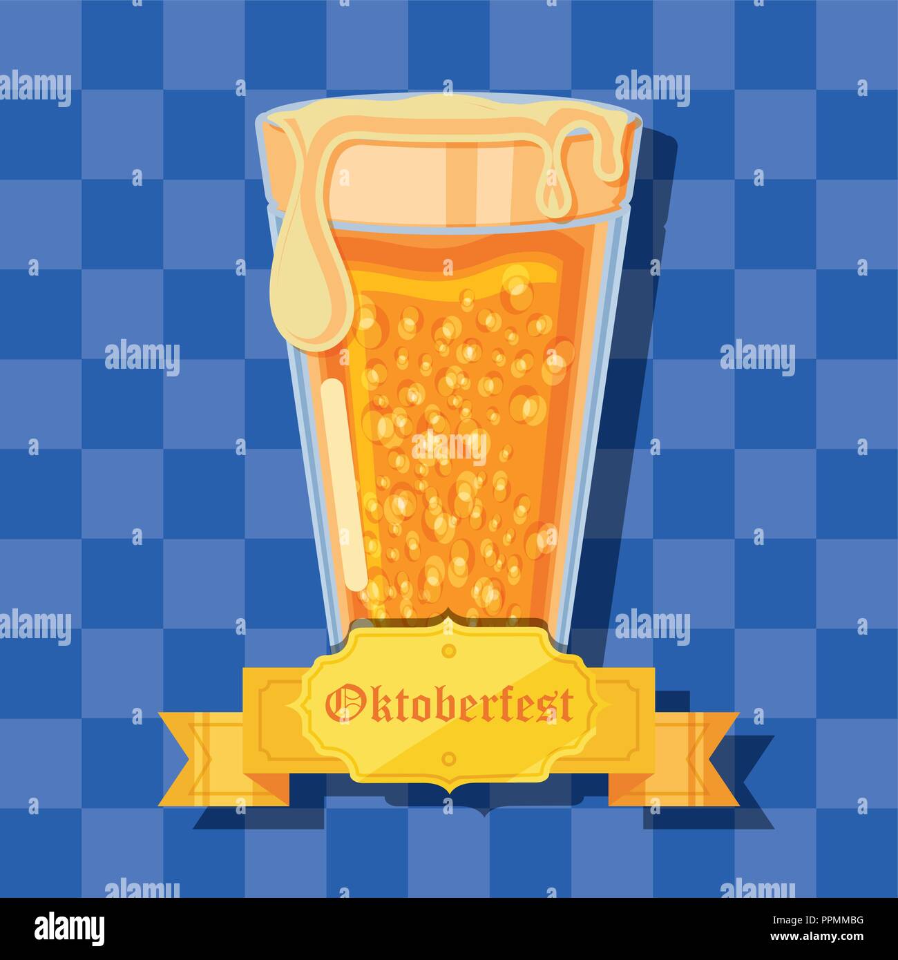 jar beer oktoberfest celebration vector illustration design Stock ...