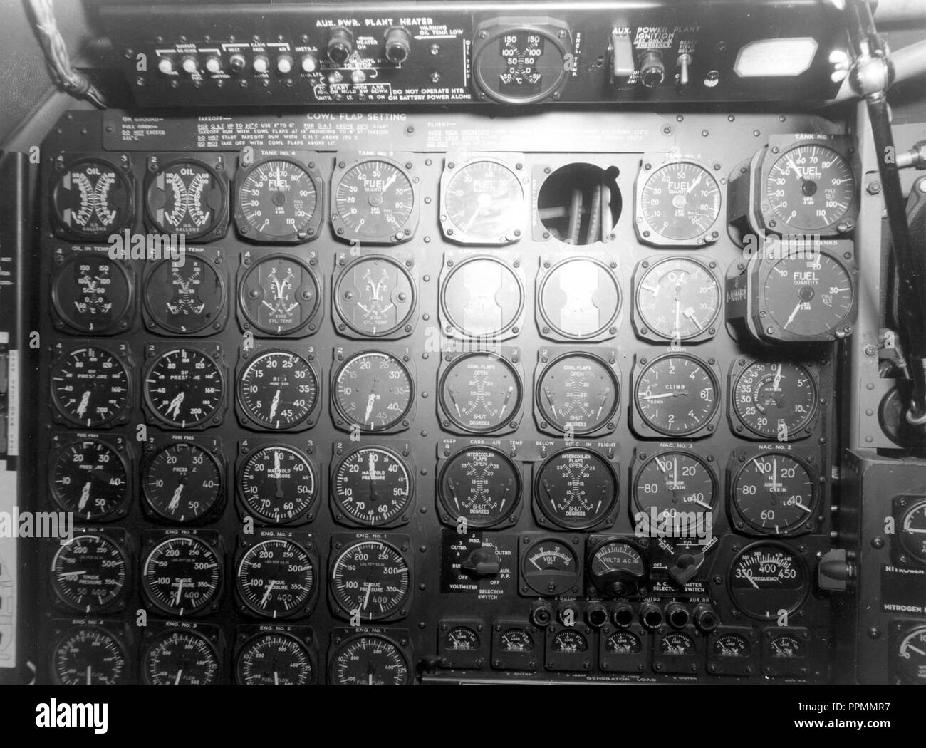 Flight engineers panel hi-res stock photography and images - Alamy