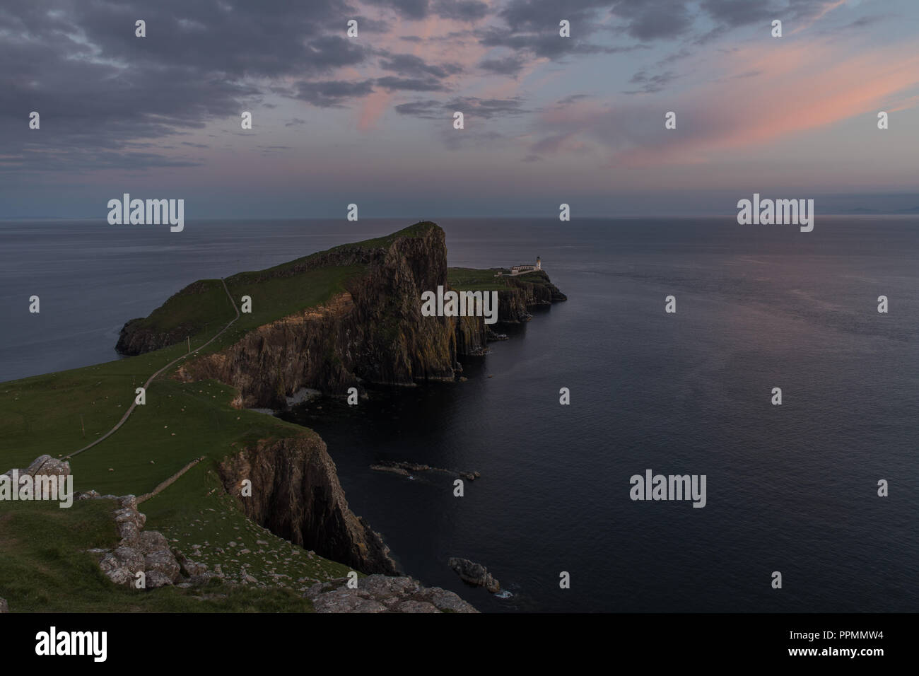 Sunset am Neist Point Stock Photo - Alamy