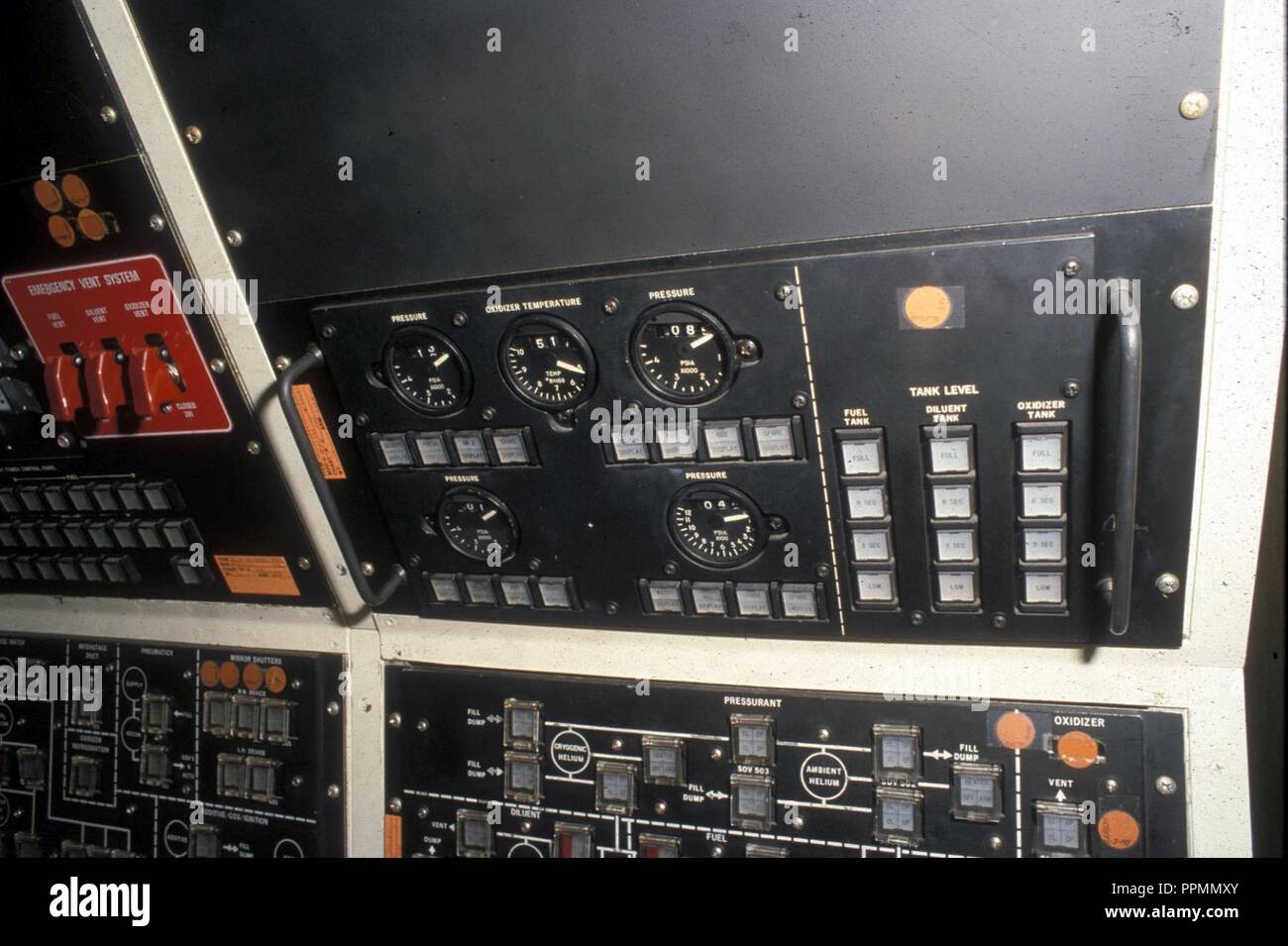 Boeing NKC-135A Airborne Laser Lab cockpit 4 USAF Stock Photo - Alamy