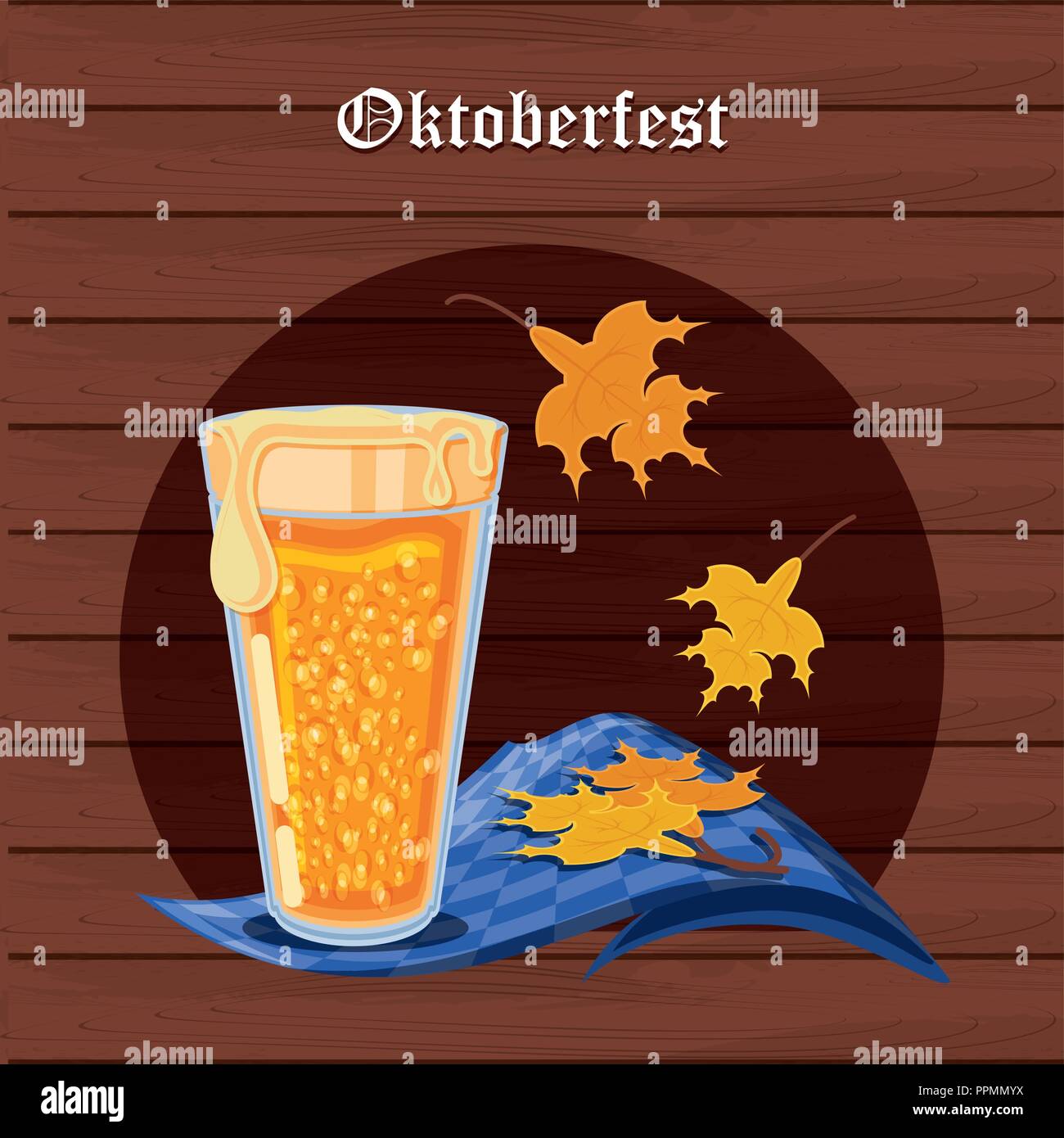 jar beer oktoberfest celebration vector illustration design Stock ...