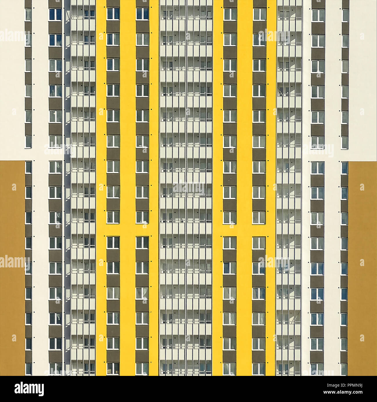 Facades of skyscrapers, close-up. texture of a high-rise building Stock ...