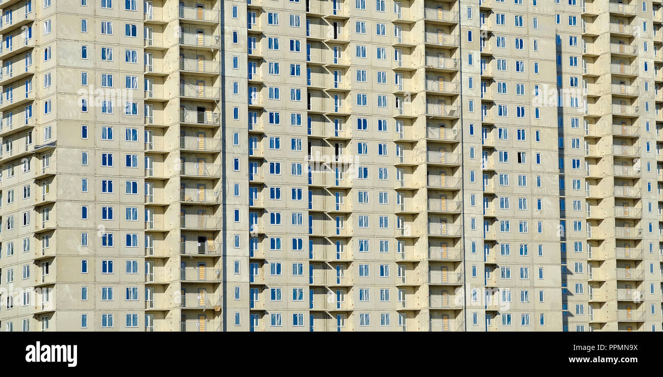 Facades of skyscrapers, close-up. texture of a high-rise building Stock ...