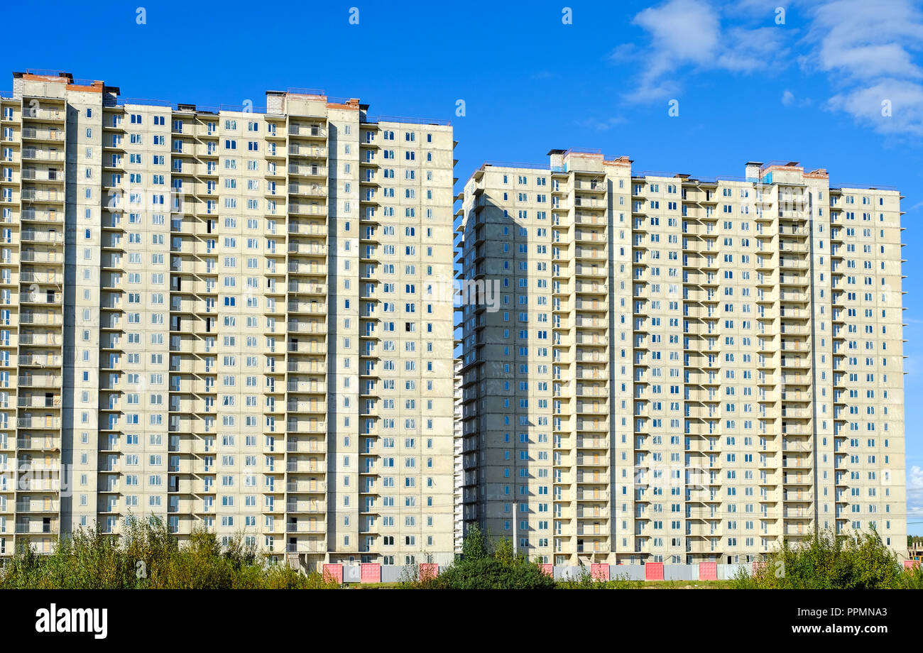 Facades of skyscrapers, close-up. texture of a high-rise building Stock ...
