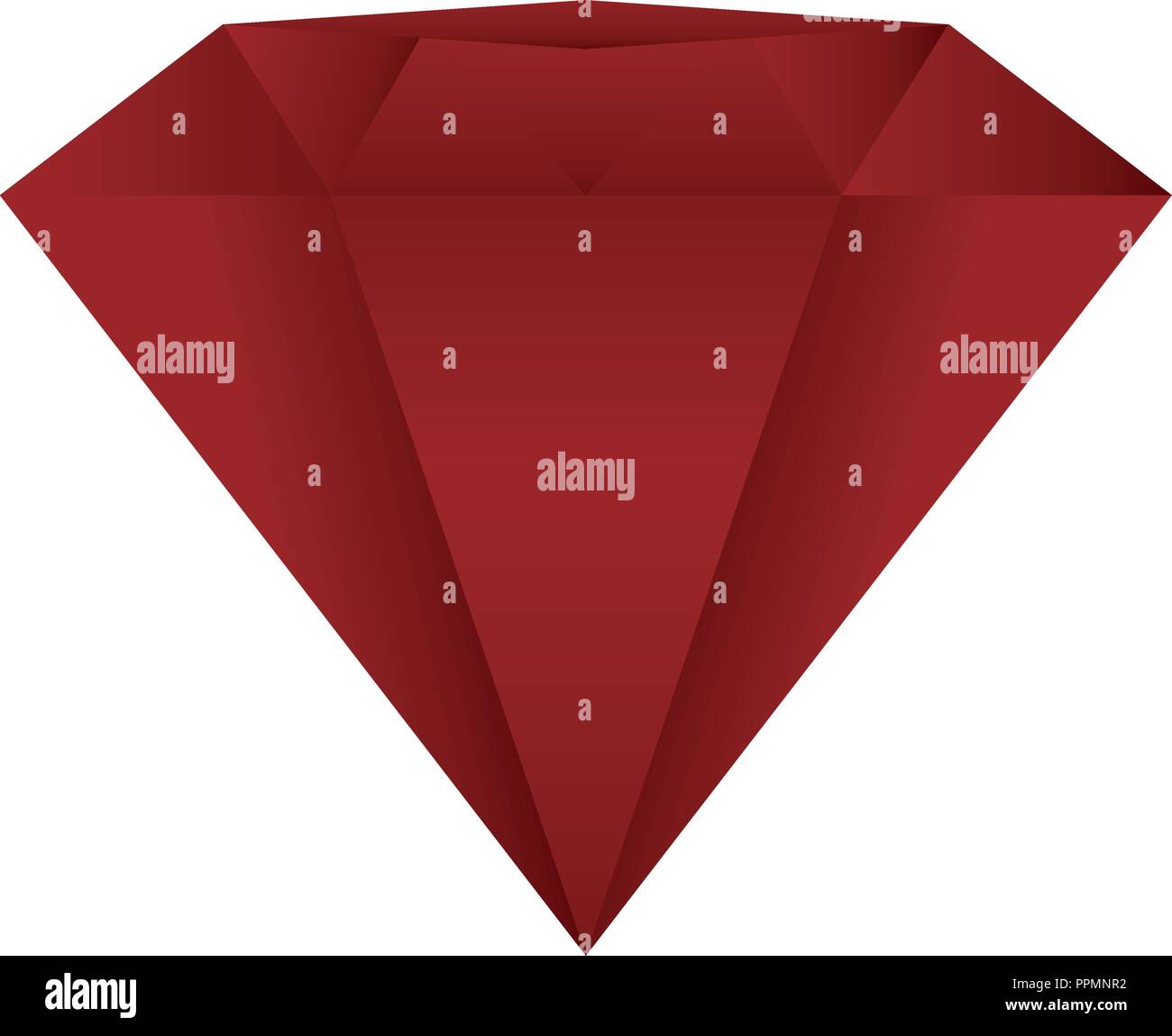 red diamond jewelry expensive gem vector illustration Stock Vector ...