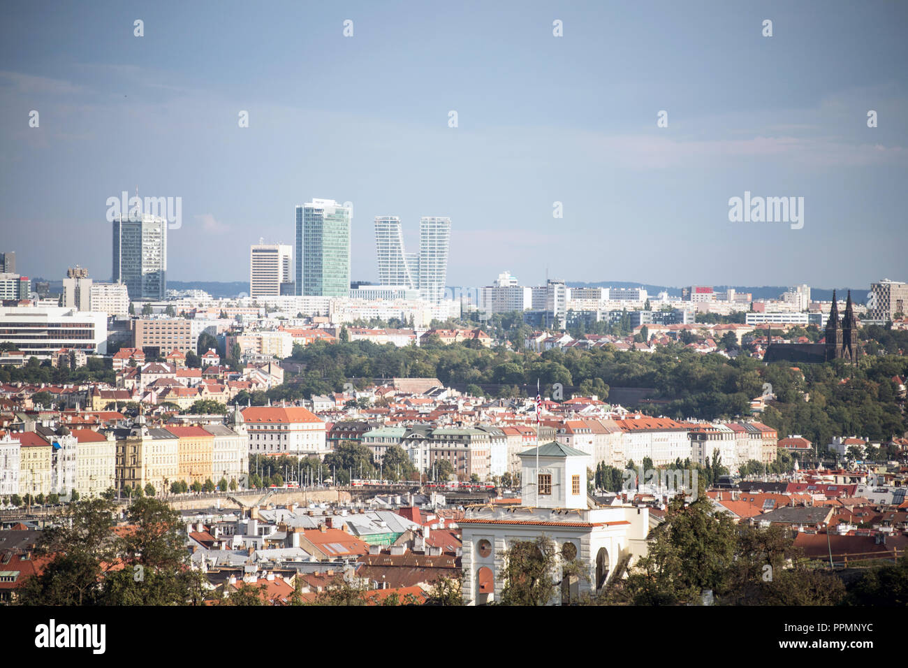 Panorama of Prague, czech republic capital Stock Photo - Alamy