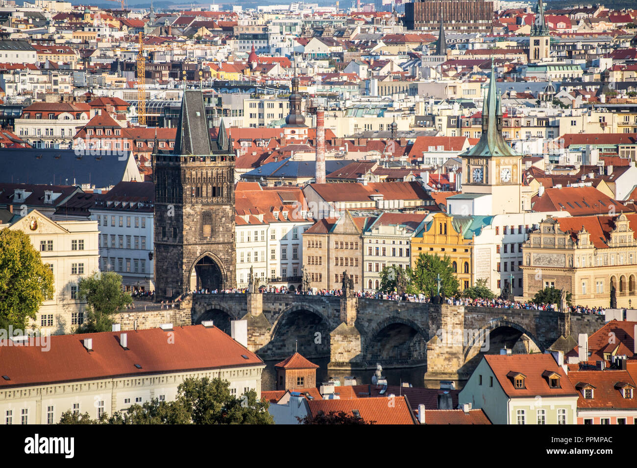 Panorama of Prague, czech republic capital Stock Photo - Alamy