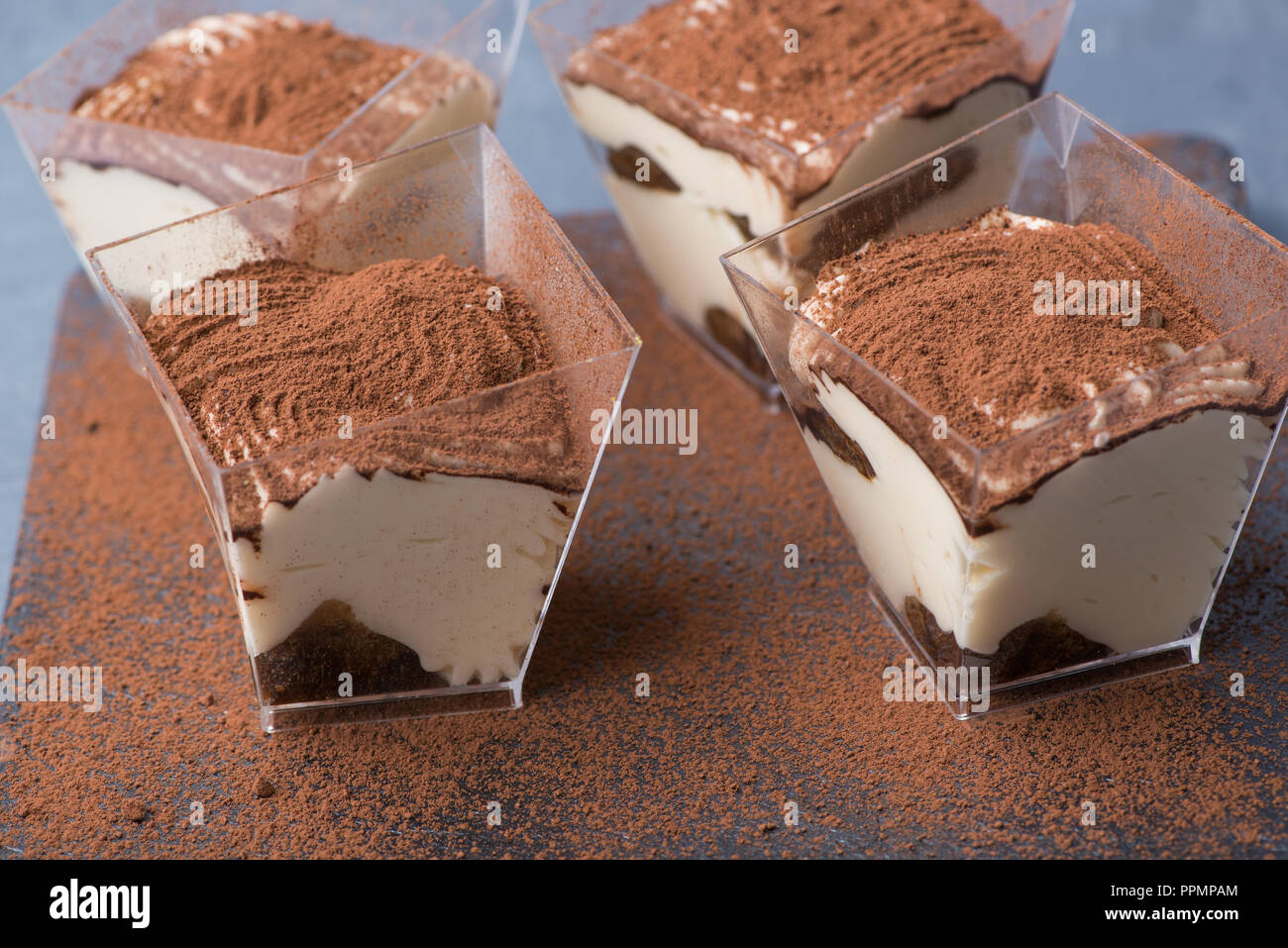 ice cream in a square plastic cup Stock Photo - Alamy