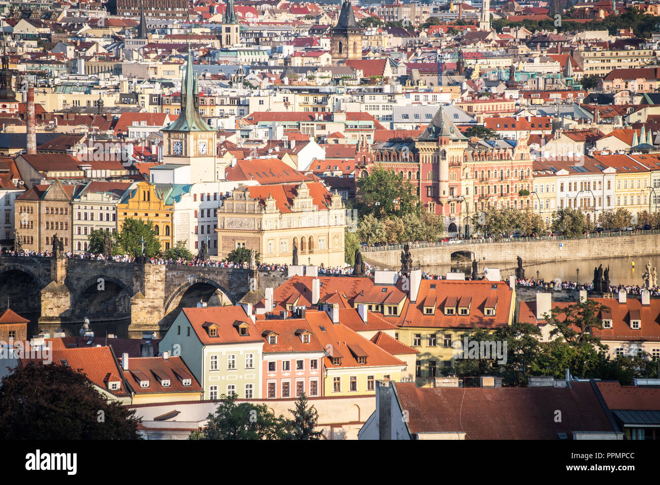 Panorama of Prague, czech republic capital Stock Photo - Alamy