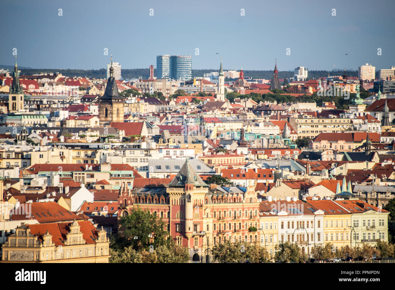 Panorama of Prague, czech republic capital Stock Photo - Alamy