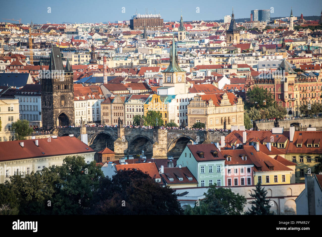 Panorama of Prague, czech republic capital Stock Photo - Alamy