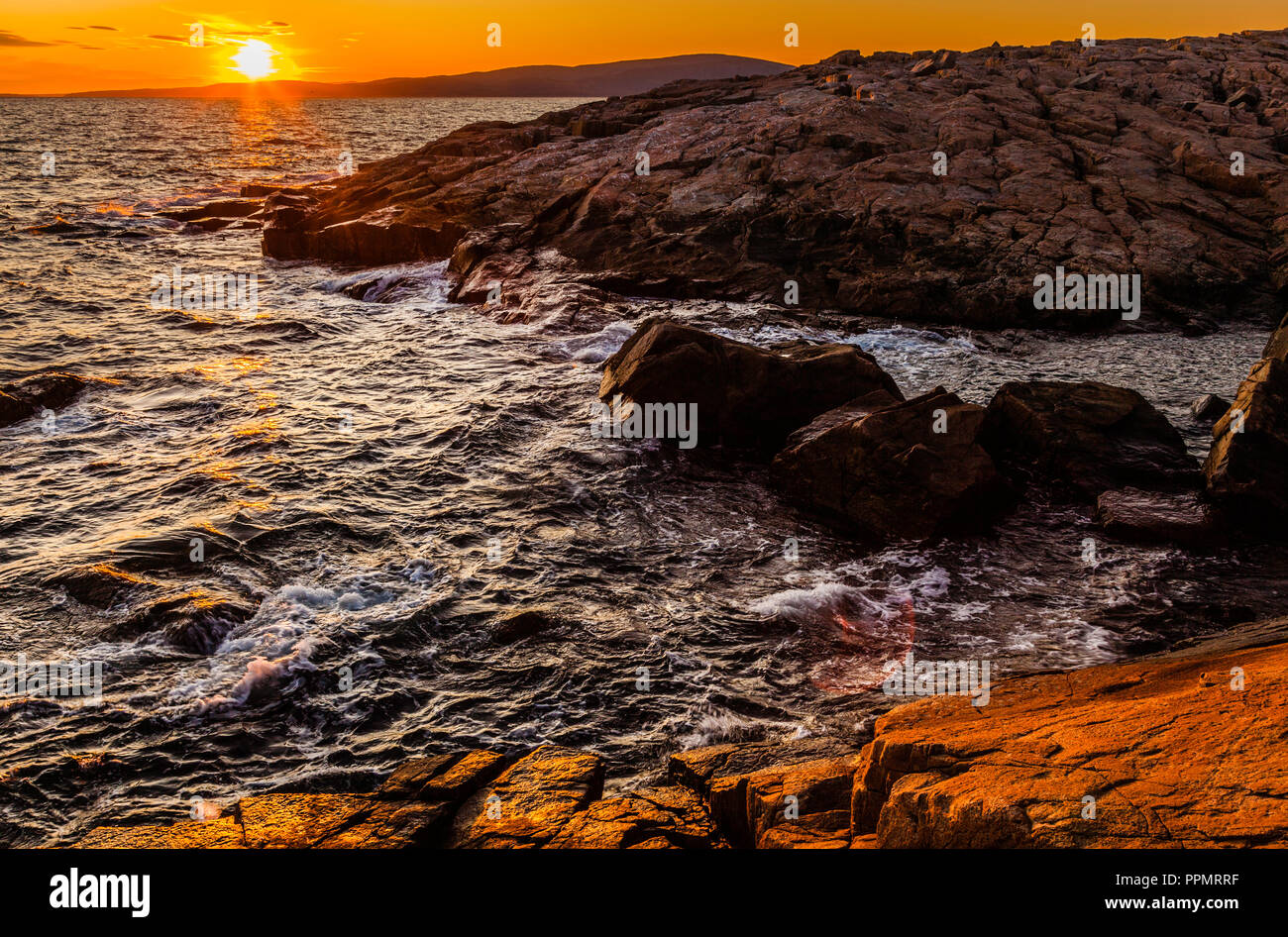 Schoodic point acadia national park hi-res stock photography and images ...