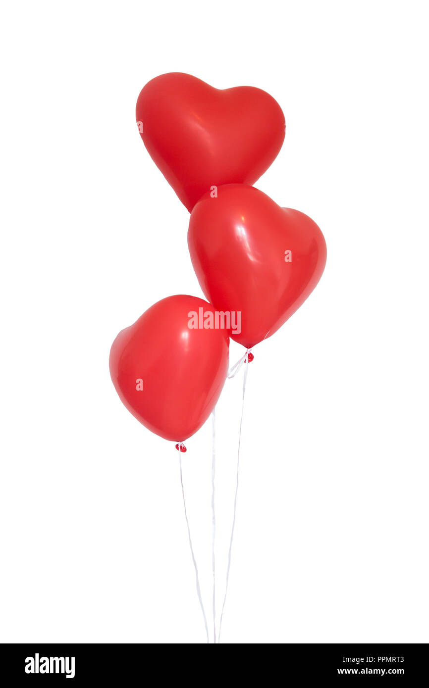 Red heart balloons hi-res stock photography and images - Alamy