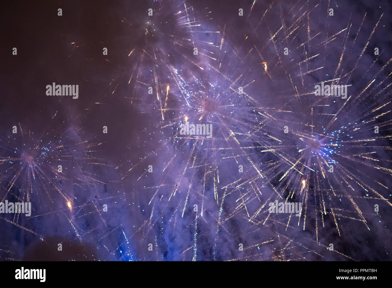 Explosion of fireworks hi-res stock photography and images - Alamy