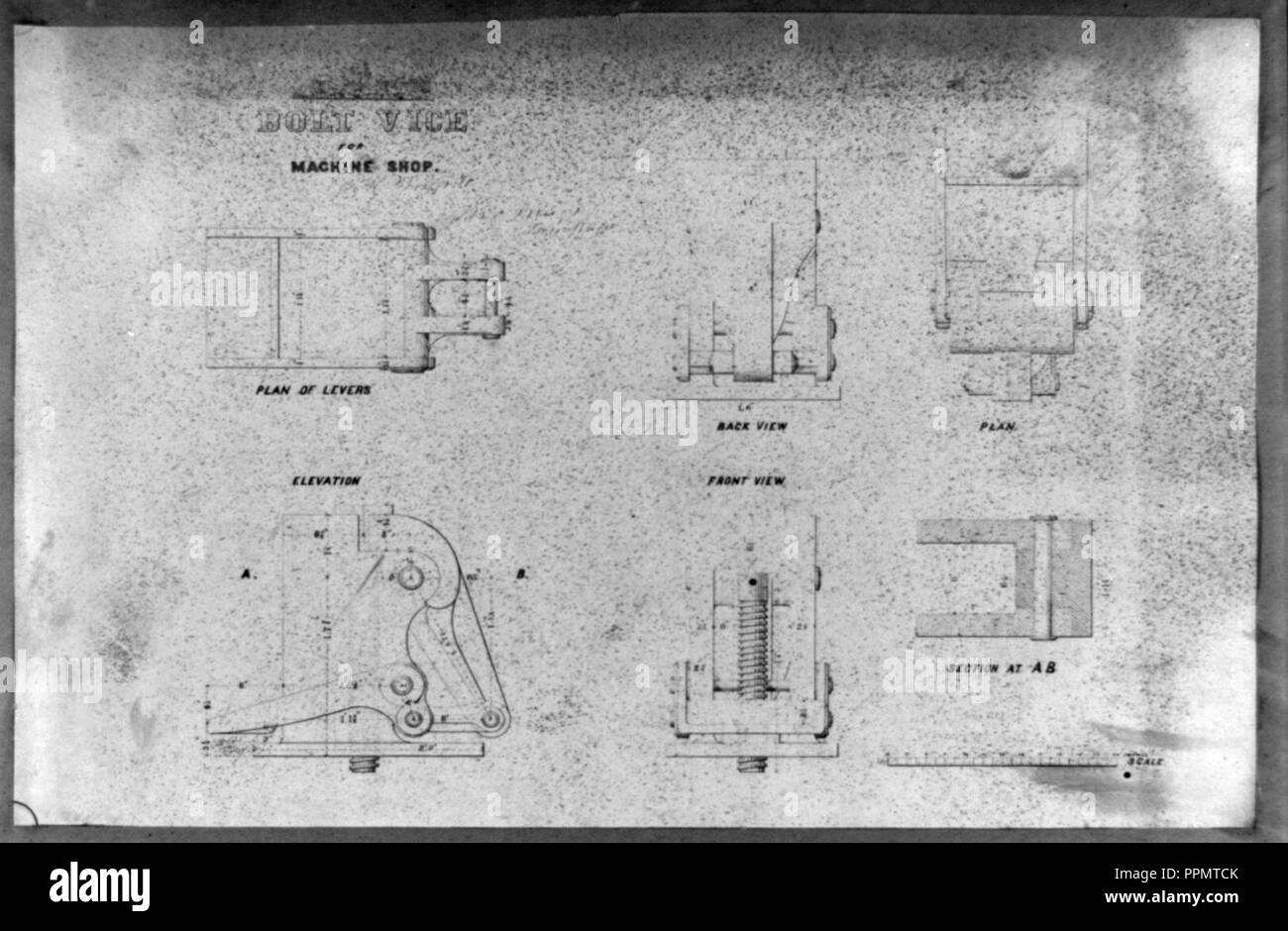 Bolt vice for machine shop Stock Photo - Alamy