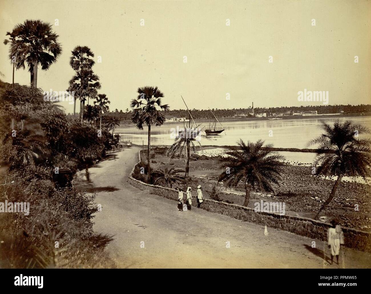 Bombay Back Bay in the 1870s Stock Photo - Alamy