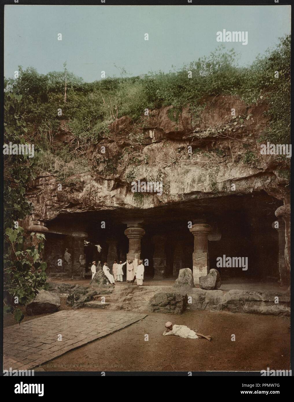 Bombay. Caves of Elephanta Stock Photo - Alamy