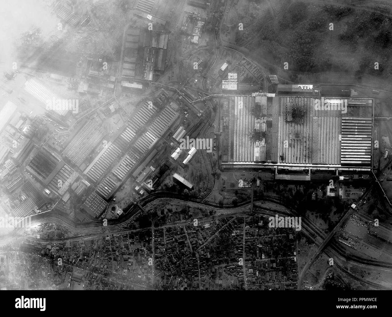 Zastava factory Black and White Stock Photos & Images - Alamy