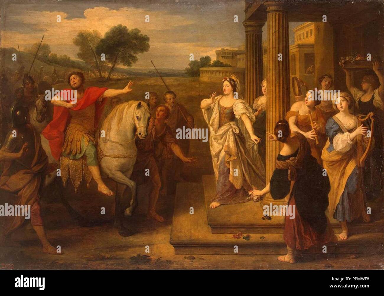 Bon Boullogne - Jephtha's Daughter - WGA02936 Stock Photo - Alamy