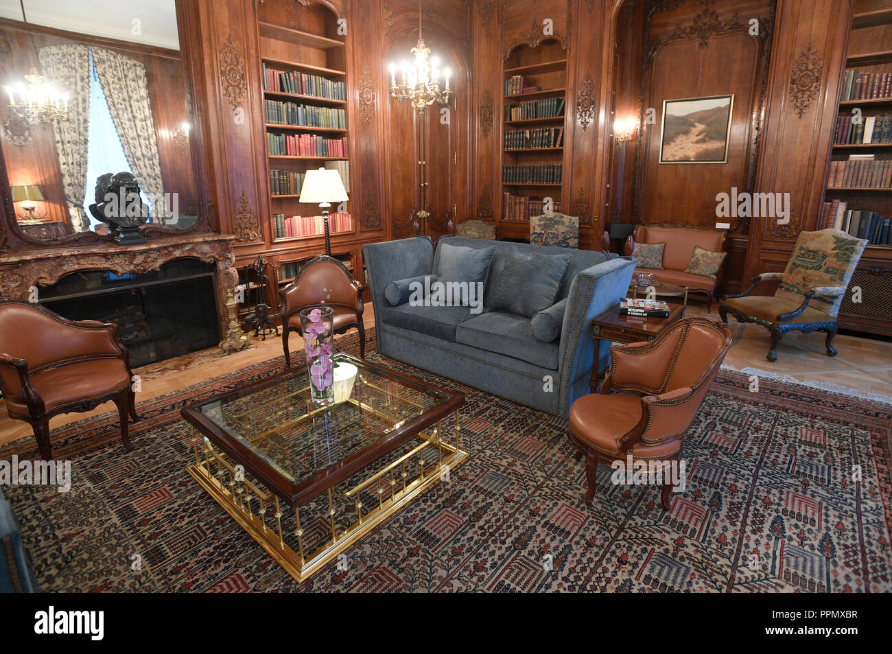 Prague, Czech Republic. 25th Sep, 2018. A part of an interior of the ...